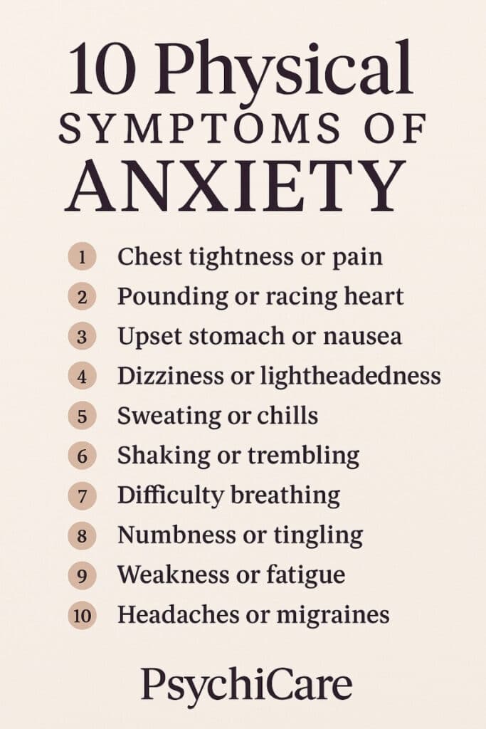 Physical Symptoms Of Anxiety: What’s Normal, What’s Not
